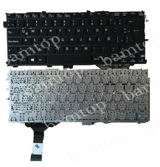 Custom Replacing Black Latin Keyboard Layout , Notebook Keyboard Layout