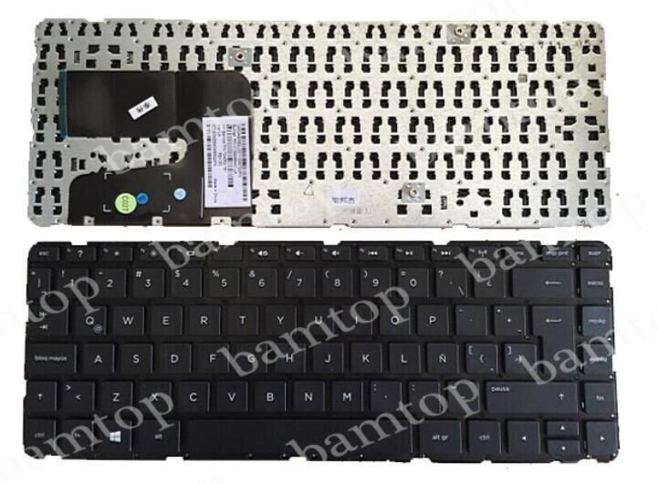 Professional 3 Screws Backlit Latin Keyboard Layout , Mini Notebook Keyboard