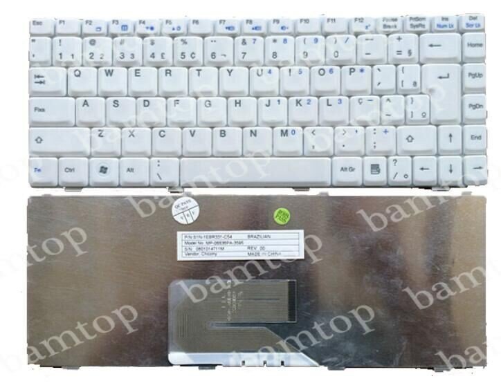 Fujitsu V2030 Standard Computer Keyboard Layout , Custom Laptop Keyboard