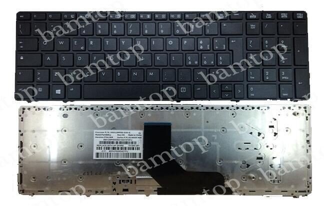 6560B Black Frame Three Screws Italian Keyboard Layout , HP Laptop Keyboard