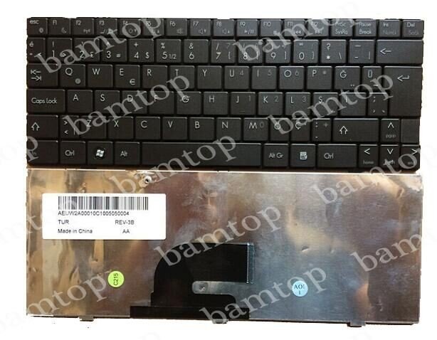 Casper T30II1 Turkish Keyboard Layout Original , Black Laptop Keyboard