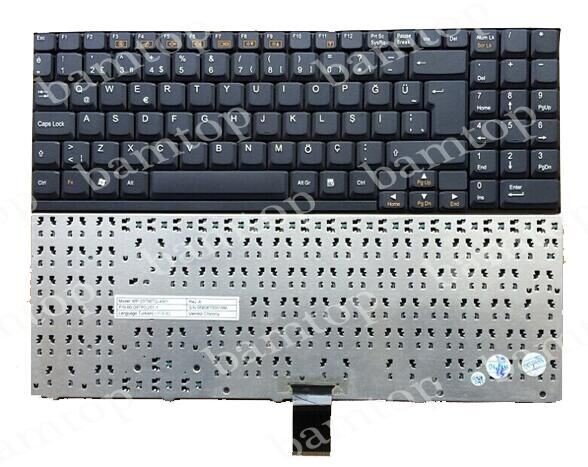 Clevo Turkish Computer Keyboard Original Components CE ROHS Certification