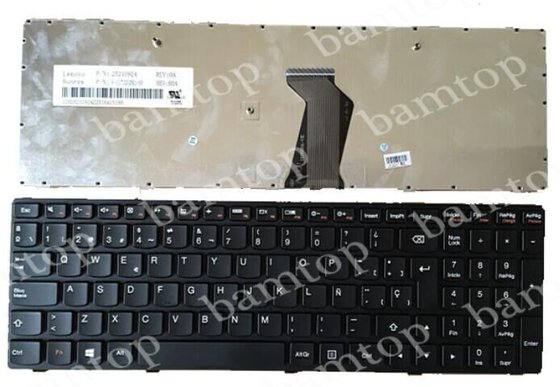 Original Label Spanish Laptop Keyboard Shockproof CE ROHS Certification