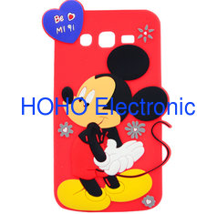 China mickey rubber silicon Case For iPhone 4 5s 6s plus  galaxy s5 s4 S6 S7 NOTE 3 5 supplier
