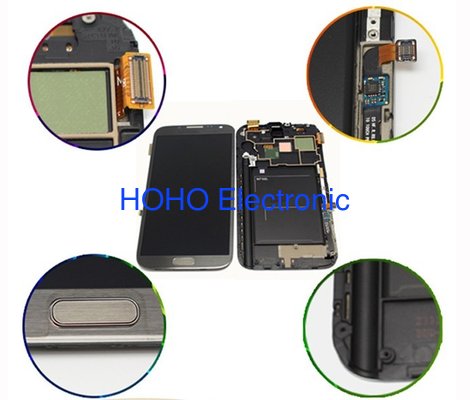  galaxy note 2 n7100 Assembled Digitizer frame Assembly LCD Touch Screen supplier