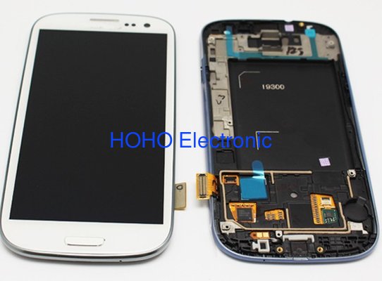  galaxy S3 i9300 LCD Touch Screen with Digitizer frame Assembly supplier