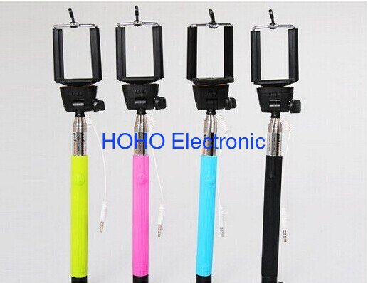 Z07-5s plus wired selfie stick clip Monopod camera Shutter Release cable take pole supplier