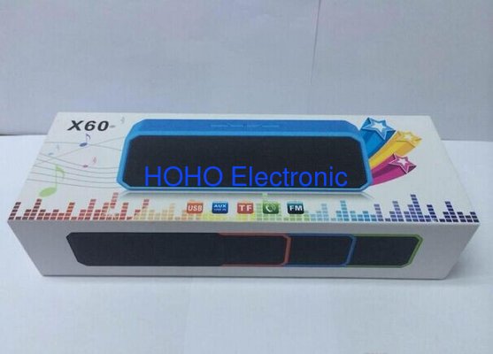 X60 Speaker Wireless Bluetooth speaker with LED light TF card mini music Subwoofers supplier