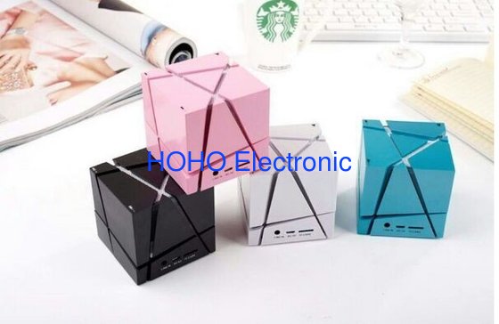 Q1 Magic Cube Square Portable Stereo Wireless Subwoofer Bluetooth music speaker for iphone supplier