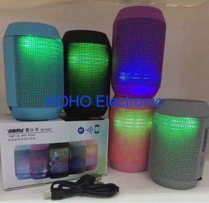 MY500BT Mini Bluetooth Wireless Speaker Portable Stereo Speakers 3D Sound led lights TF supplier