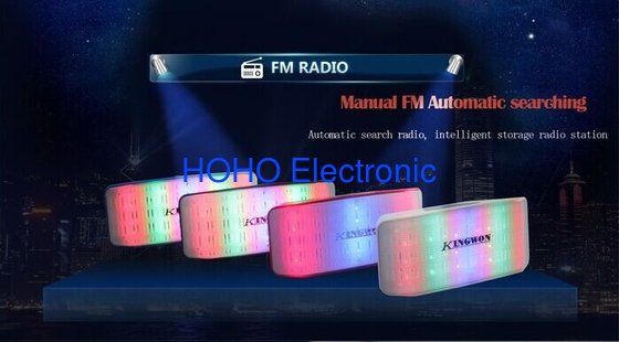 V316 JHW-V316 magic LED light bluetooth speaker with FM TF card audio music loudspeaker supplier
