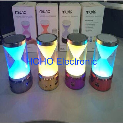2015 BT-18 MUSIC bluetooth Hourglass Speaker with magic LED lights TF Card Remote Control supplier