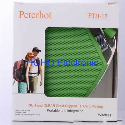 peterhot PTH-17 mini portable Wireless bluetooth speaker subwoofer music player Perfume supplier