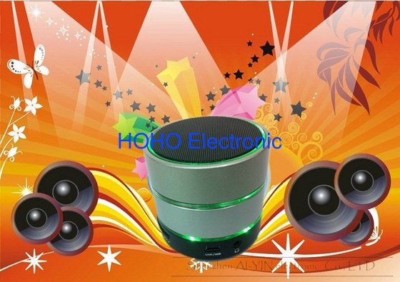 S09 3 LED Light bluetooth speaker Super Bass Metal Mini Portable BeatBox Hi-Fi speakers supplier