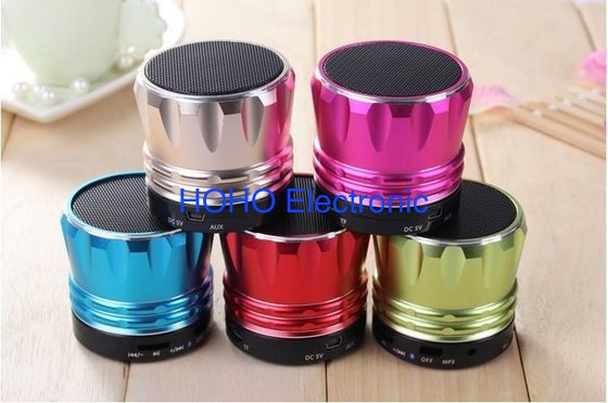 S12 mini Wireless Bluetooth Speakers metal HiFi Super Bass Music Player Loudspeaker supplier