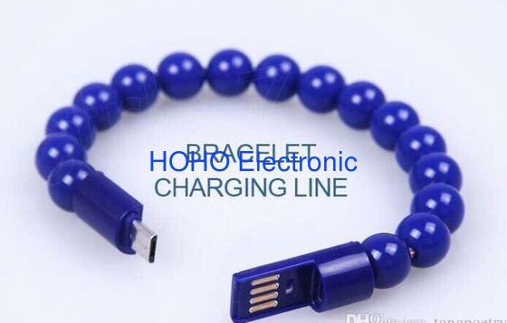 Buddha Beads Micro USB Charger Cable Data Sync Bracelet Charging Cord for andriod  supplier