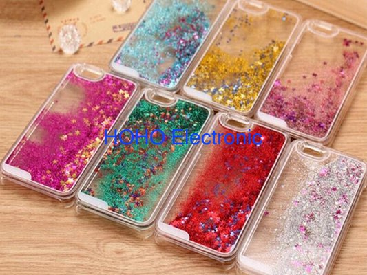 Glitter Star Quicksand Liquid PC Hard Case Shining Cover For iPhone 4 5 6 plus j5 j7 S7 supplier