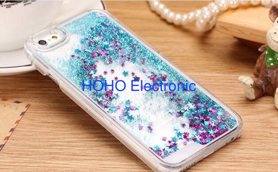 Glitter Star Quicksand Liquid PC Hard Case Shining Cover For iPhone 4 5 6 plus j5 j7 S7 supplier