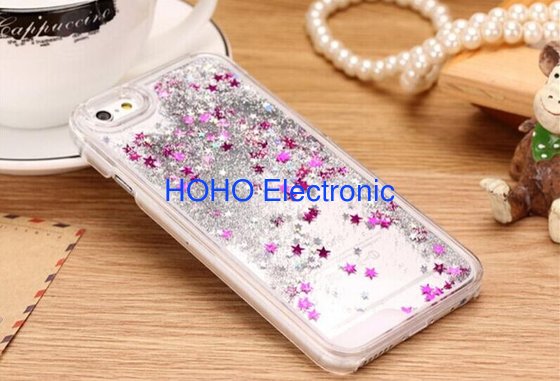 Glitter Star Quicksand Liquid PC Hard Case Shining Cover For iPhone 4 5 6 plus j5 j7 S7 supplier