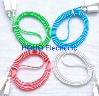 USB LED Light Cable Sync Data Charge Charging Cable Cord for iphone 6  J7 Sony HTC supplier