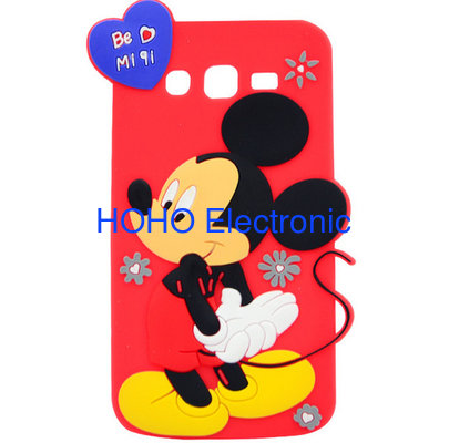 mickey rubber silicon Case For iPhone 4 5s 6s plus  galaxy s5 s4 S6 S7 NOTE 3 5 supplier