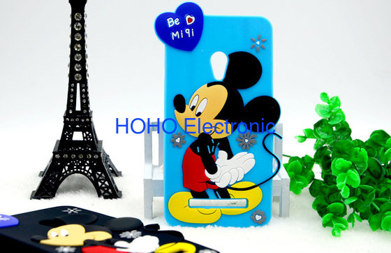 mickey rubber silicon Case For iPhone 4 5s 6s plus  galaxy s5 s4 S6 S7 NOTE 3 5 supplier