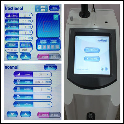 40W 10600nm Glass pipe Skin resurfacing Fractional CO2 Laser machine clinic