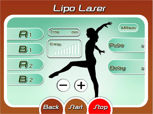 Diode 650nm Lipo Laser Slimming Machine For Hip / Belly Reshaping