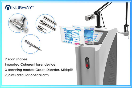 40W 10600nm Glass pipe Skin resurfacing Fractional CO2 Laser machine clinic
