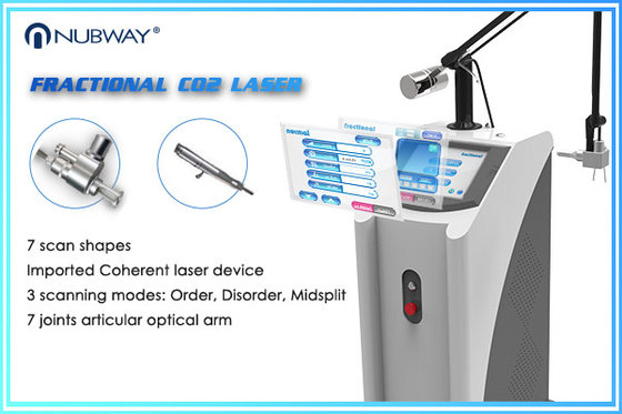 40W 10600nm Glass pipe Skin resurfacing Fractional CO2 Laser machine clinic