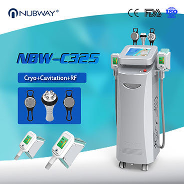 cryolipolysis cavitaion and RF 3 in1 / cryolipolysis fat reduction cool slimming machine