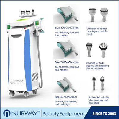 cryolipolysis cavitaion and RF 3 in1 / cryolipolysis fat reduction cool slimming machine