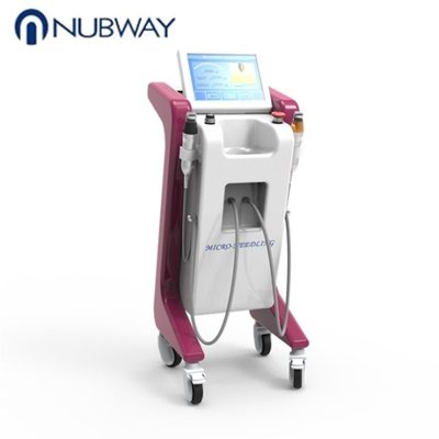 Factory price 2 handles acne, scar, wrinkle removal Fractional RF microneedling machine