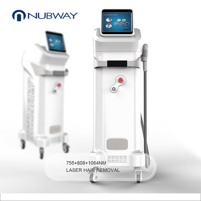 TEC cooling triple wavelenght diode laser cheap laser hair removal machine