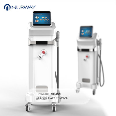 TUV medical CE approved TEC cooling Triple wave length diode laser hair removal machine