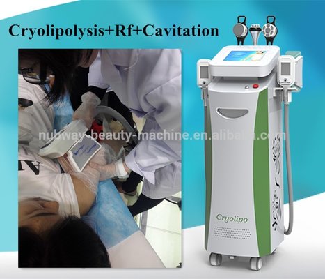 cryoliplysis cavitation and RF three in one body slimming cryolipolysis machine