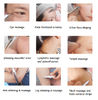 Microcurrent Face massager vibrator for skin tightening with hi-frequency sonic massaging