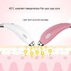 White / Pink Eye Beauty Massager For Dark Yellow Skin / Dark Circle / Eye Bags