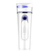White Microcurrent Facial Machine Nano Mist Sprayer Water Tank Capacity 30ML