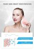 Cosmetic Led Light Make Up Mirror Microcurrent Facial Machine With USB Charging Cable