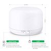 500ml Plastic Microcurrent Facial Machine Essential Oil Aromatherapy Air Humidifier Electric Aroma Diffuser
