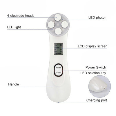 Painless Skin Care Multifunction Beauty Machine 6 Colour Photon RF EMS Beauty Instrument