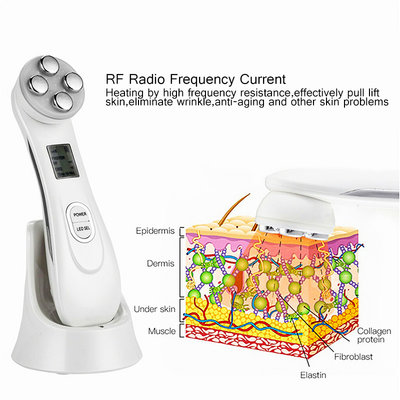 Painless Skin Care Multifunction Beauty Machine 6 Colour Photon RF EMS Beauty Instrument