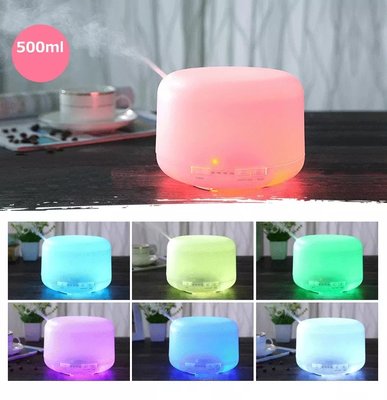 Usb Types 500ml Capacity Aromatherapy Ultrasonic Air Humidifier 12W Power