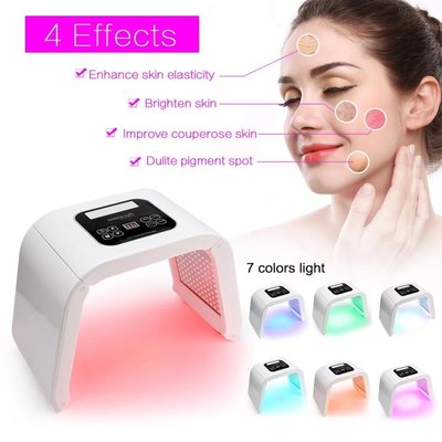 Portable Spa Multifunction Beauty Machine 7 Color LED Light PDT Lamp Treatment Skin