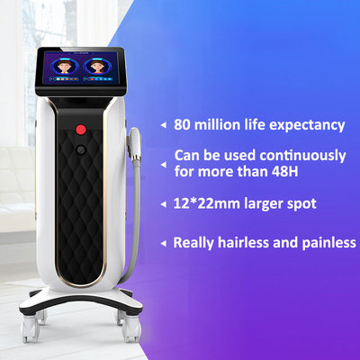 Touch Control Safe Permanent Laser Hair Removal Machine Easy Operation