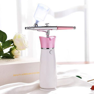 Mini Compressor Portable Cordless Airbrush Facial Sprayer Beauty Equipment