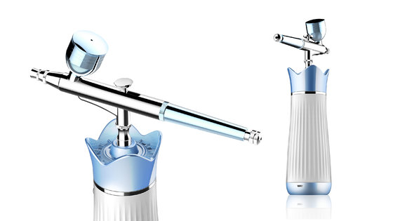 Cosmetic Compressor Facial Oxygen Makeup Airbrush ABS Material 32 PSI Working Pressure