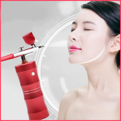 Water Oxygen Sprayer Airbrush Microcurrent Facial Machine Air Compressor Kit For Beauty Salon