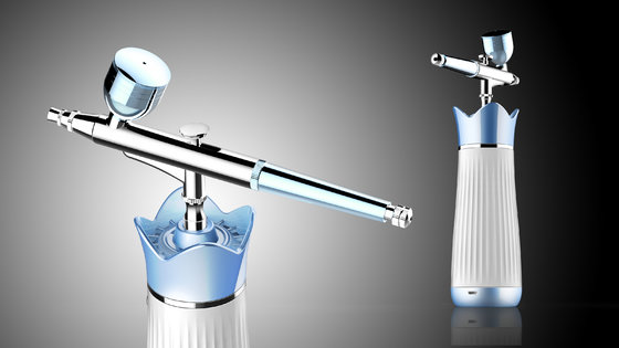 Commercial / Home Microcurrent Facial Machine Compressor Oxygen Airbrush 15 * 4.6 * 20cm